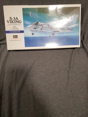 Hasegawa S-3A VIKING Anti-Submarine Aircraft Model Kit 1/72 New/Sealed ...