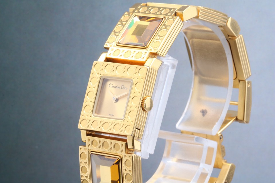 Vintage [Near MINT] Christian Dior D60-159 La Parisien Quartz Women ...