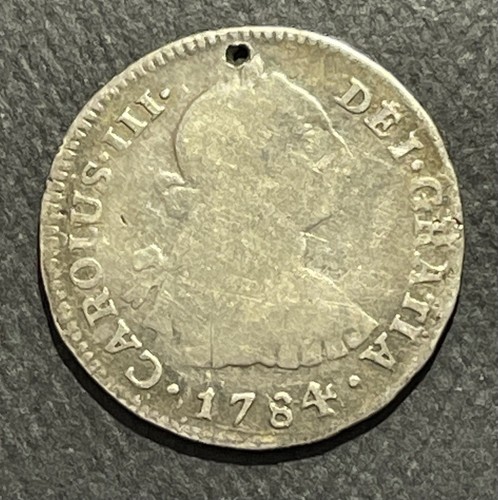 Peru 1784 LIMAE-MI 2 Reales Silver Coin: Carlos III-see description | eBay