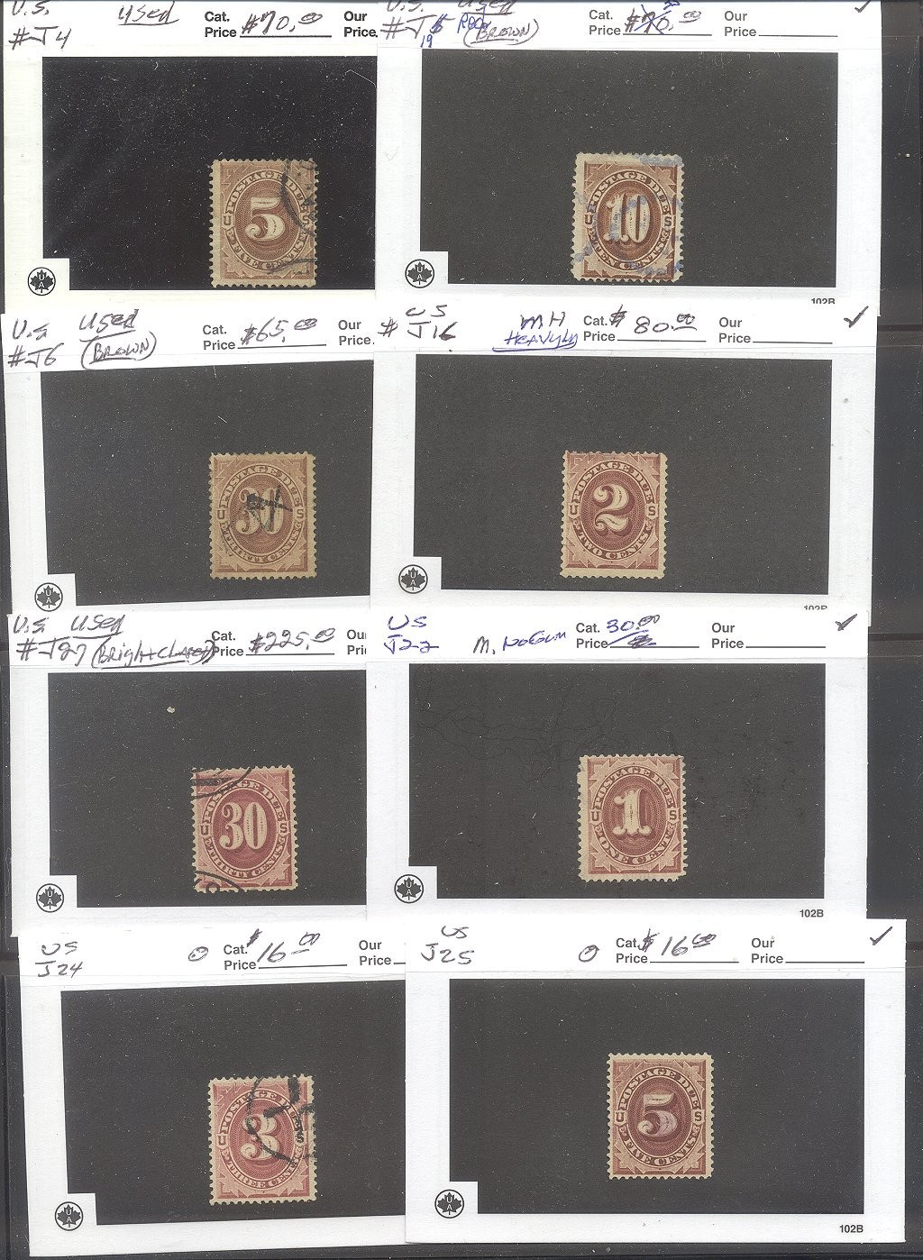U.S. Postage Dues Collection ($2,450) | eBay