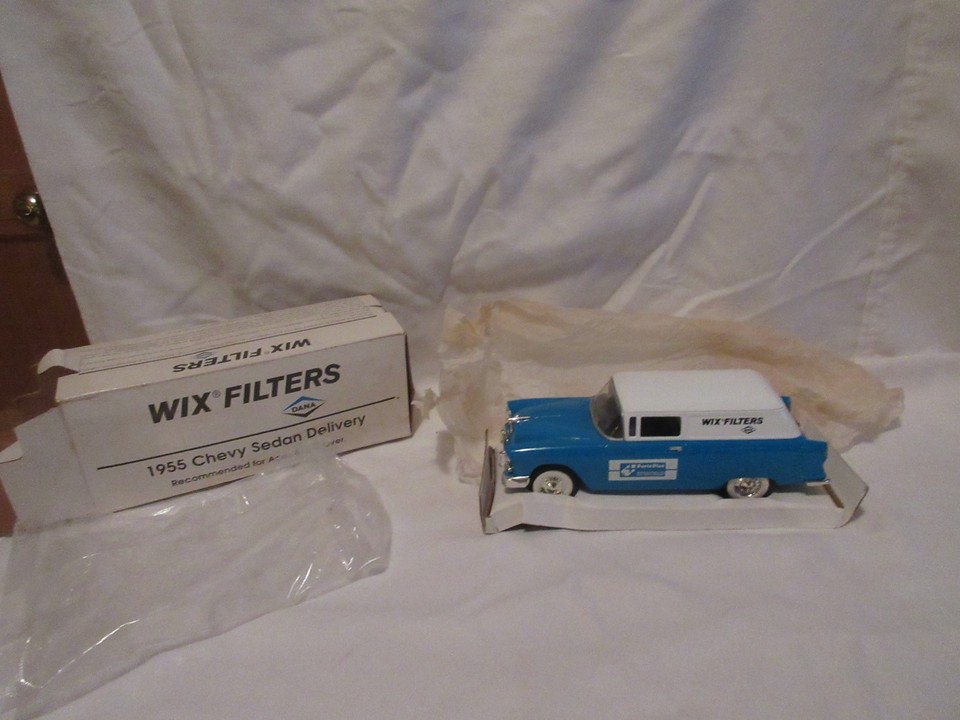 NOS Wix Filters Dana 1955 Chevy Sedan Delivery Lockable Coin Bank With ...