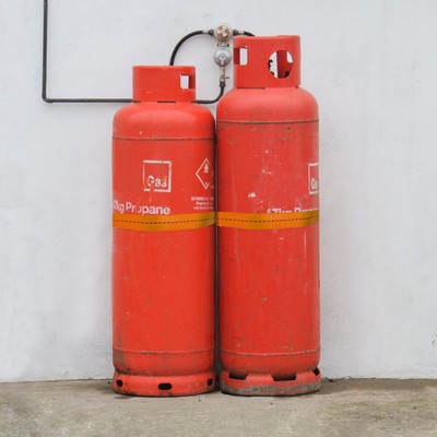 Abs Polypropylene Tape Gas Cylinder Mount 100lb Propane Tank Holder | eBay