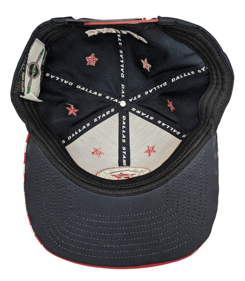 Zephyr DALLAS STARS Hat Patriotic Flag Stars Stripes Snapback Hangar ...