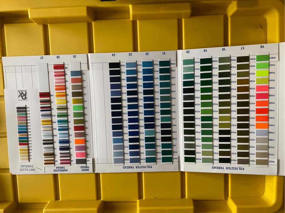 Floriani Deluxe Thread Color Chart High Sheen 100 % Polyester Thread ...