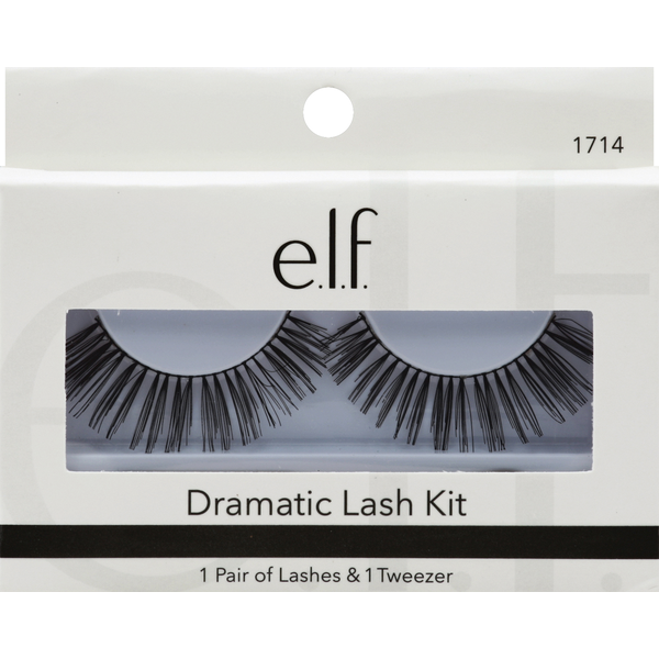 ELF Dramatic Lash Kit ,Lashes & Tweezer 1714 | eBay