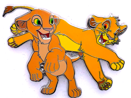 VERY RARE!! 2009 DISNEY Trading Pin YOUNG SIMBA and NALA Playing / The ...