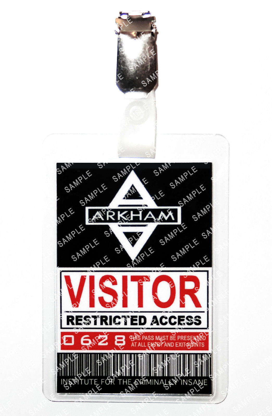 Batman Arkham Asylum Visitor Gotham Fancy Dress Cosplay Prop Comic Con ...