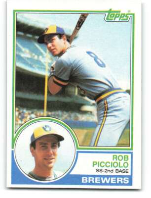 1983 Topps #476 Rob Picciolo NM Near Mint Brewers | eBay