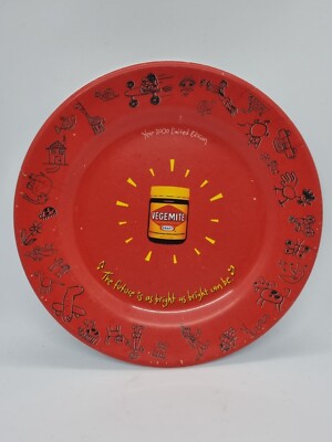 Year 2000 Limited Edition Vegemite collectable melamine plastic plate ...