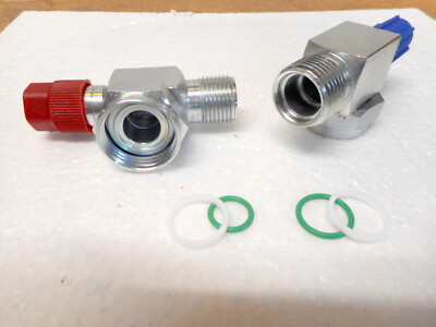 YORK ROTOLOCK A/C COMPRESSOR FITTINGS W/134A PORT #8 & #10 O RING ...