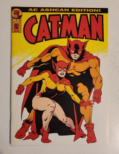 Cat-Man Ashcan Edition #2 (1996, AC Comics) VF/NM B&W HTF Catman | eBay