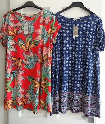 GEORGE - Ladies 2 x Easy Dresses: Size 18 and 20 - New With Tags | eBay UK