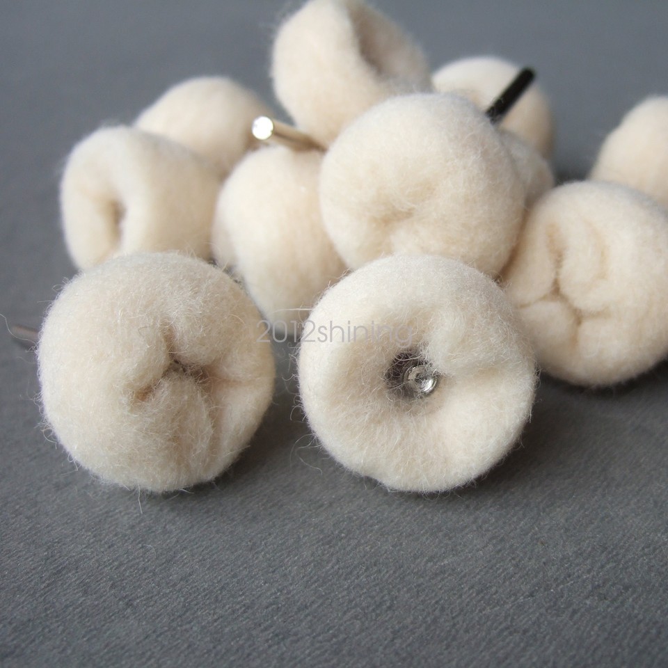 1" Soft Fine Wool Polishing Buffing Wheels for Power Rotary Tool ...
