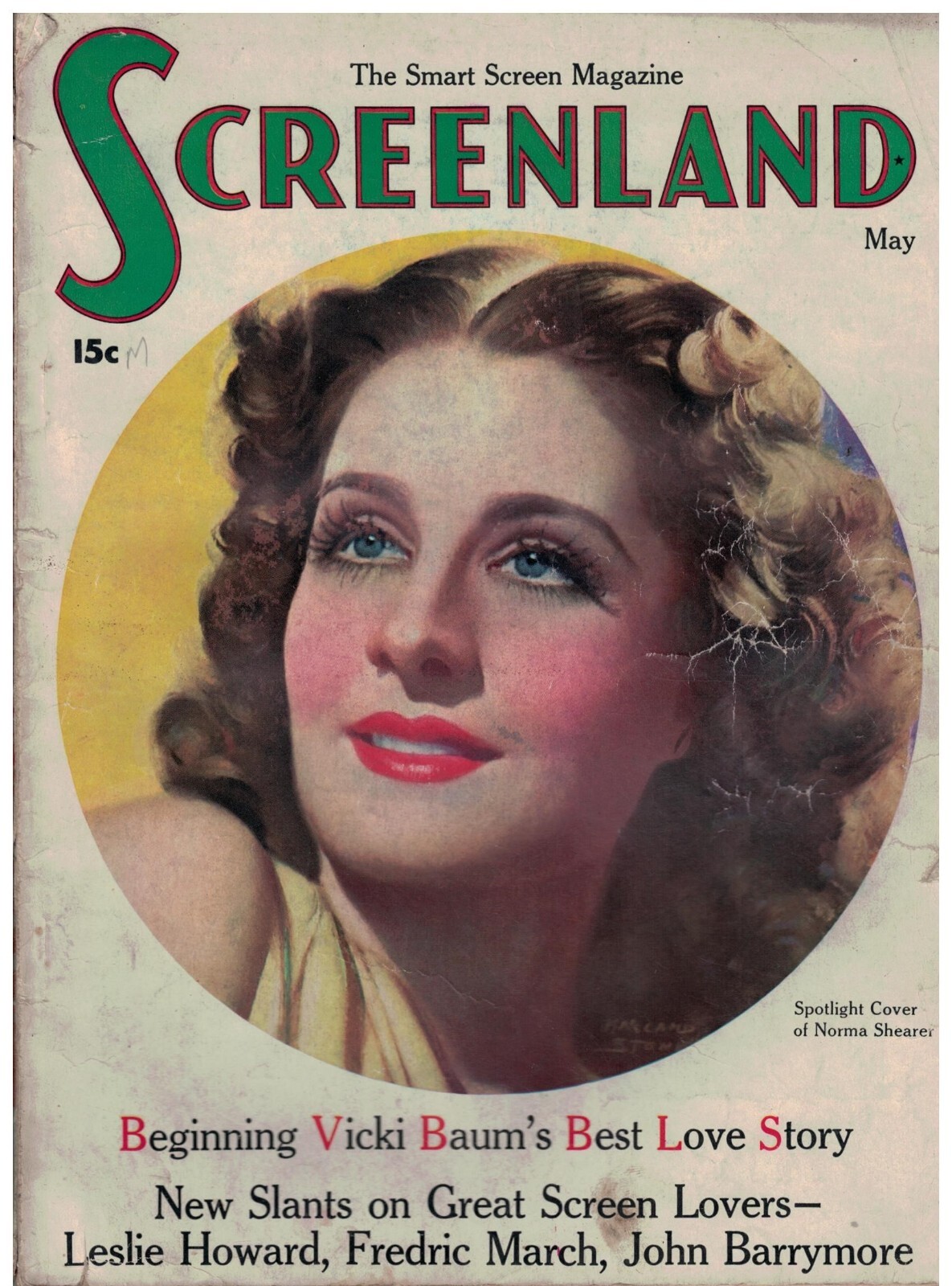 May 1936 issue of Screenland Magazine Norma Shearer Cover | eBay