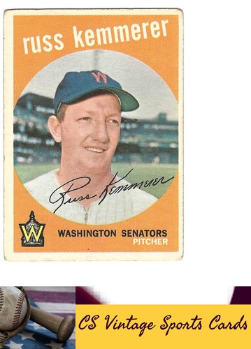 1959 Topps #191 Russ Kemmerer | eBay