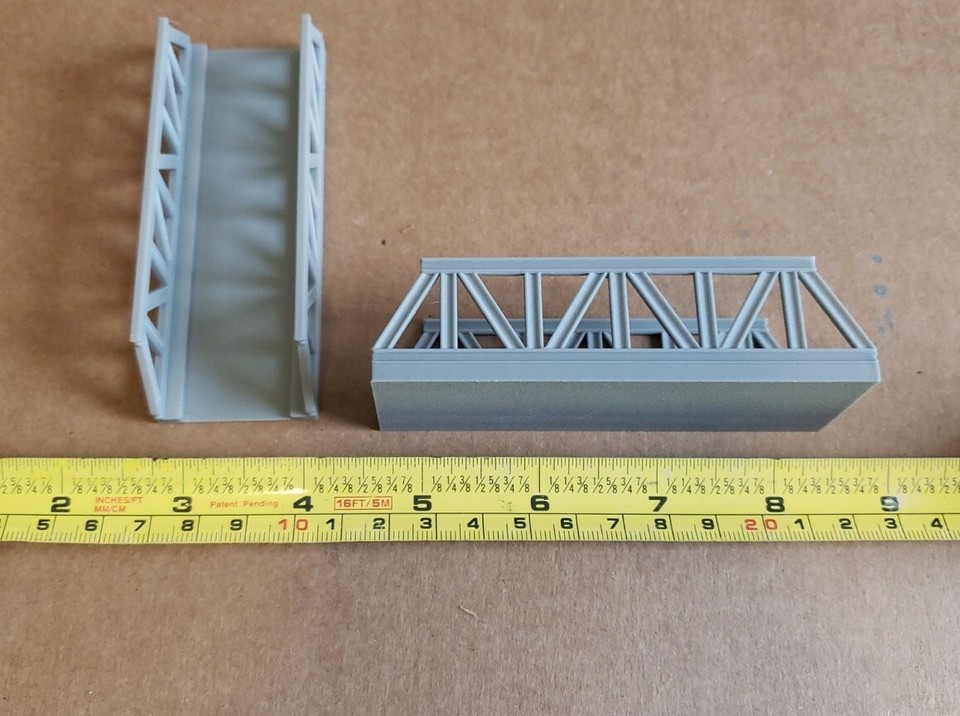 N Scale 3d Printed Pair Of Bridge Trestles. Kato Unitrack Compatible ...
