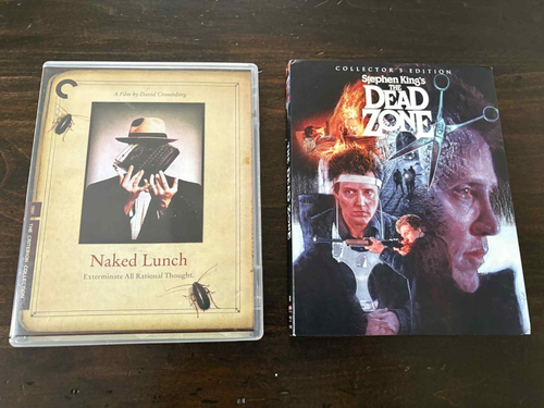 David Cronenberg Blu-ray Lot: THE DEAD ZONE / NAKED LUNCH: Criterion ...