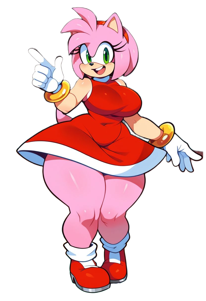 Amy Rose Vinyl Car Decal Sticker 7" Weatherproof | eBay UK