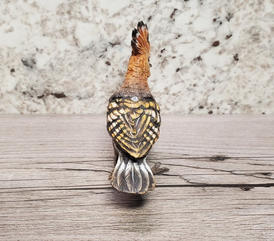 Rare Antique Austrian Vienna Cold Painted Bronze Hoopoe Bird Figurine ...