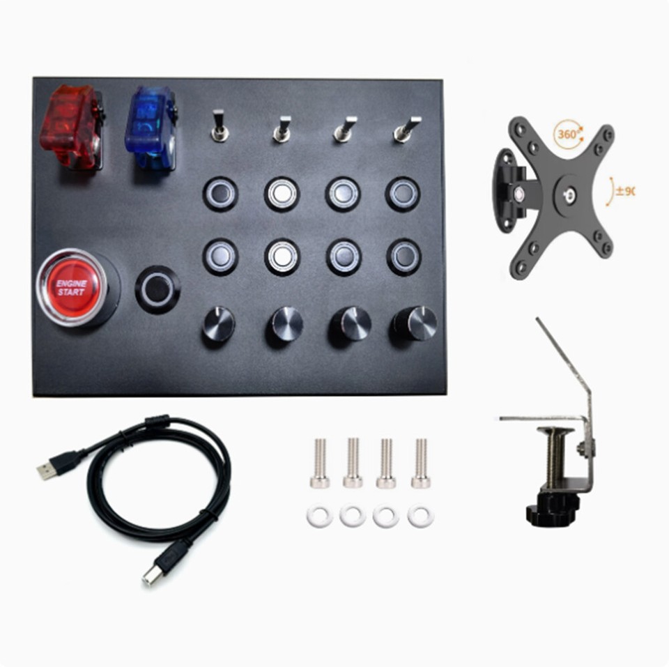 Sim Racing Button Box 20 Function For Fanatec Thrustmaster Simdid ...
