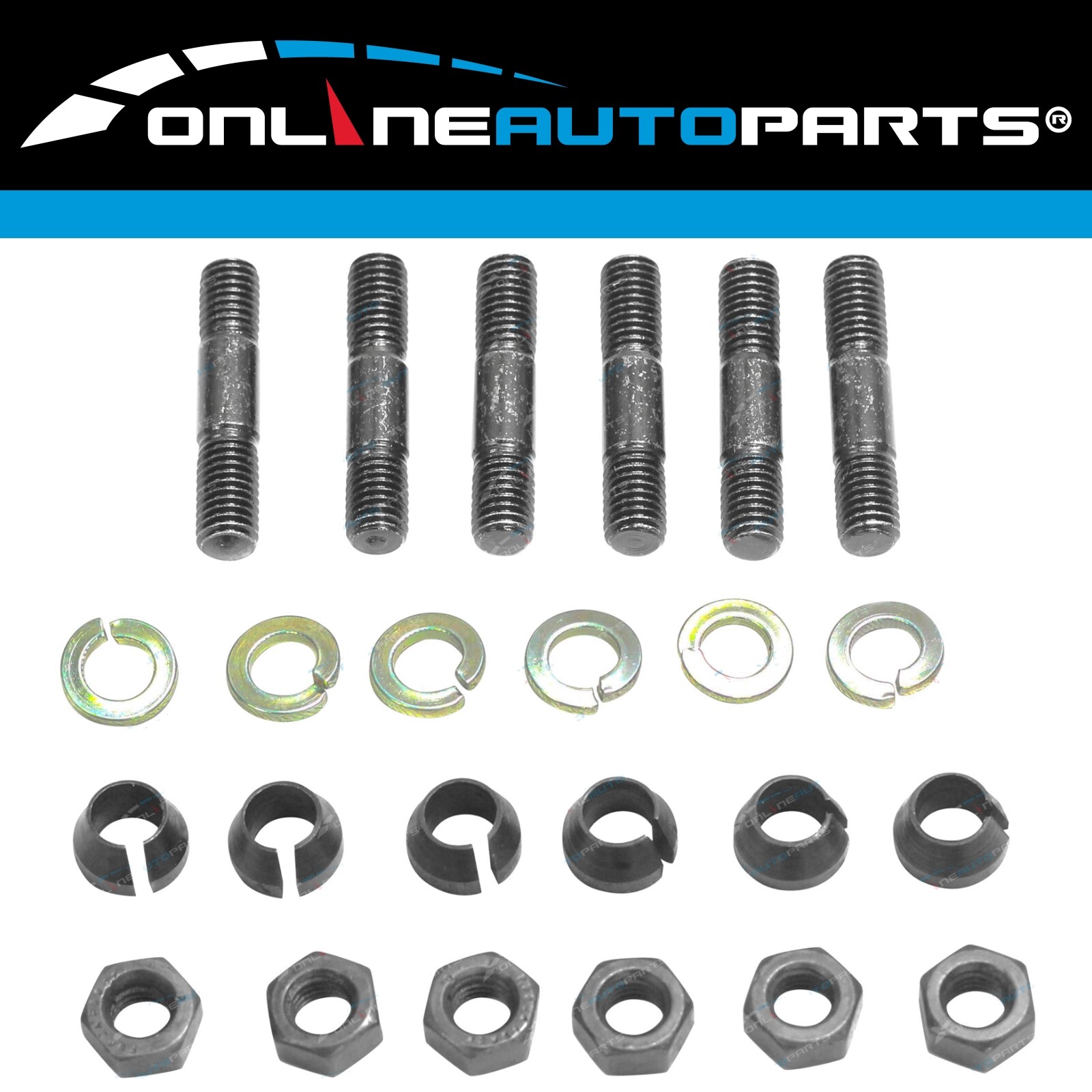 Set 6 Front Axle Stud Kit for Toyota Hilux 4wd Hub RN105 RN106 RN110 ...