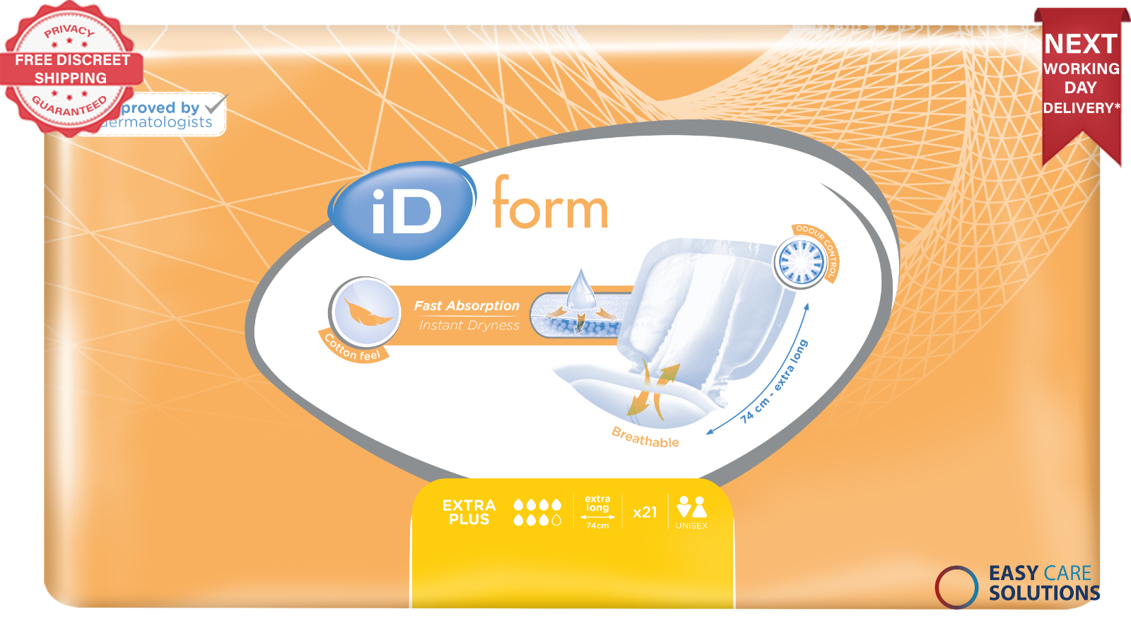 iD Expert Form Extra Plus - Size 3 - Incontinence Pads - Pack of 21 | eBay