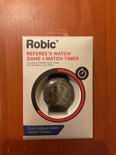 Robic SC591 Referee Officials Watch Game Match Timer Black New | eBay