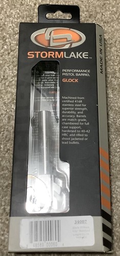 Storm Lake Barrels GL19 9mm 4.02 inch Stainless Match GL 19 9MM 4.02 ...