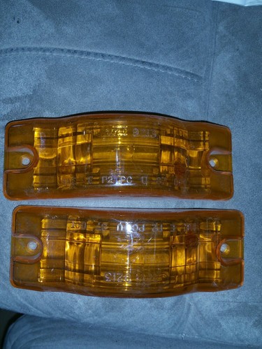 (×2) Grote 9213 Amber lens new SAE EP2/9100T loc11in | eBay