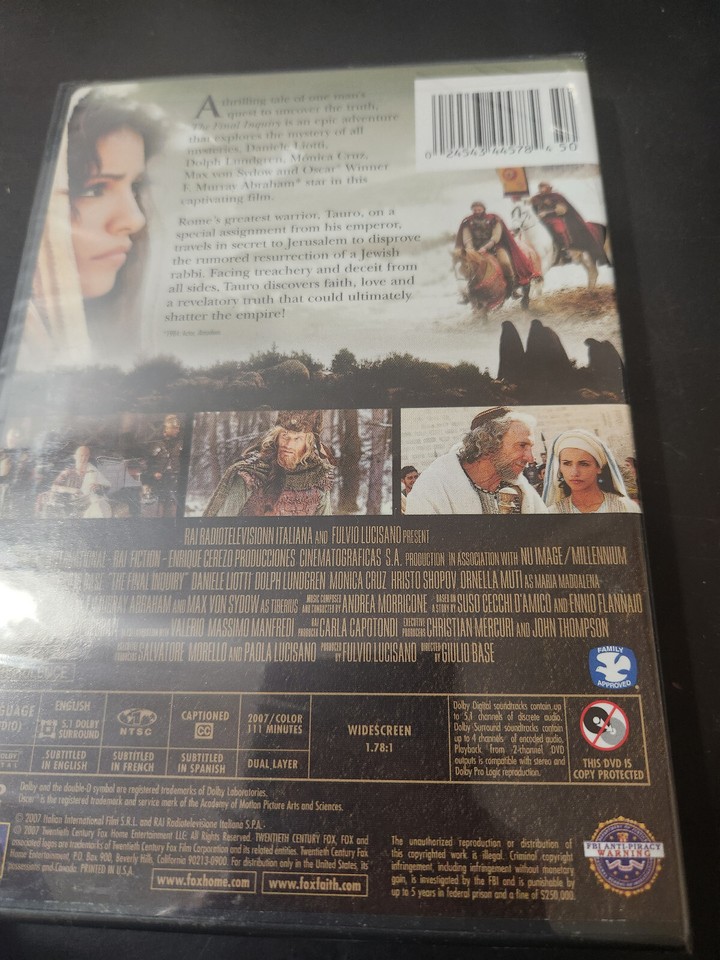 Final Inquiry (DVD, 2008) Brand New Sealed 24543445784| eBay