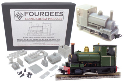 Fourdees Peckett & Sons 'Jubilee' 009 / OO9 Scale Kit for Minitrains F ...