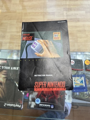 Super NES Mouse - SNES - Authentic Manual Only | eBay