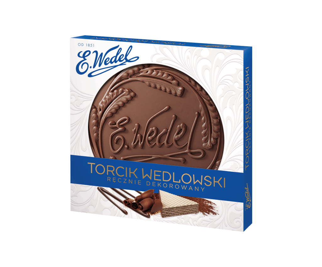 WEDEL TORTE - HAND DECORATED - 250G - CAKE WAFER - HAZELNUT CREAM ...