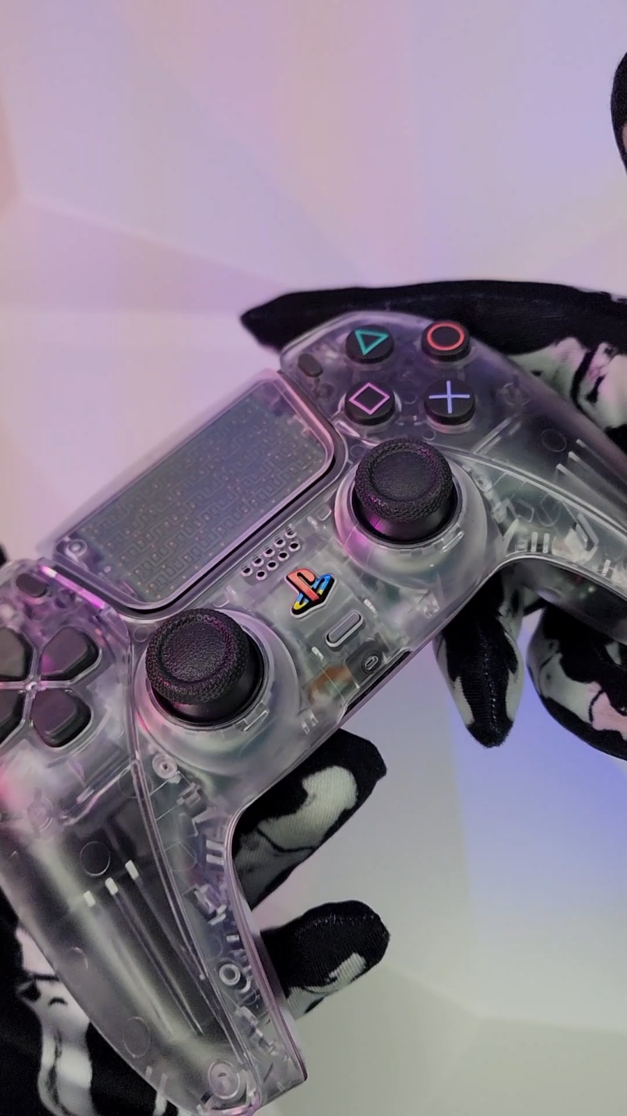 PS2 Crystal Clear PS5 Controller Killscreen Retro Pro DualSense Hair Triggers | eBay