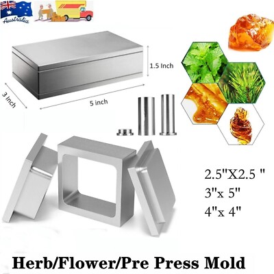 Pre Press Mold 2.5X2.5 / 4x4 / 3x5" Pressing Mold Extraction 6061 ...