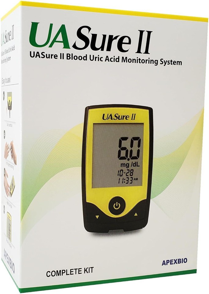UASure II Uric Acid Test Kit Meter for Uric Acid Home Gout Monitor | eBay