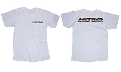 Nitro performance fishing boat logo T-shirt Bass lake powerboat | eBay
