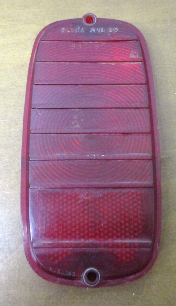 OEM 1960-1966 Chevy GMC Truck Pickup Guide Taillight Lens Rib 60 SAE-ST ...