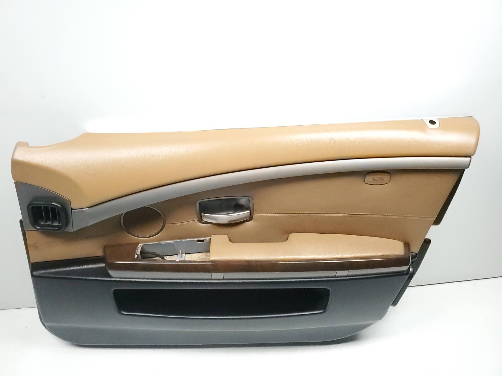 02 03 04 05 BMW 745i E65 FRONT RIGHT DOOR TRIM PANEL PASSENGER SIDE OEM ...