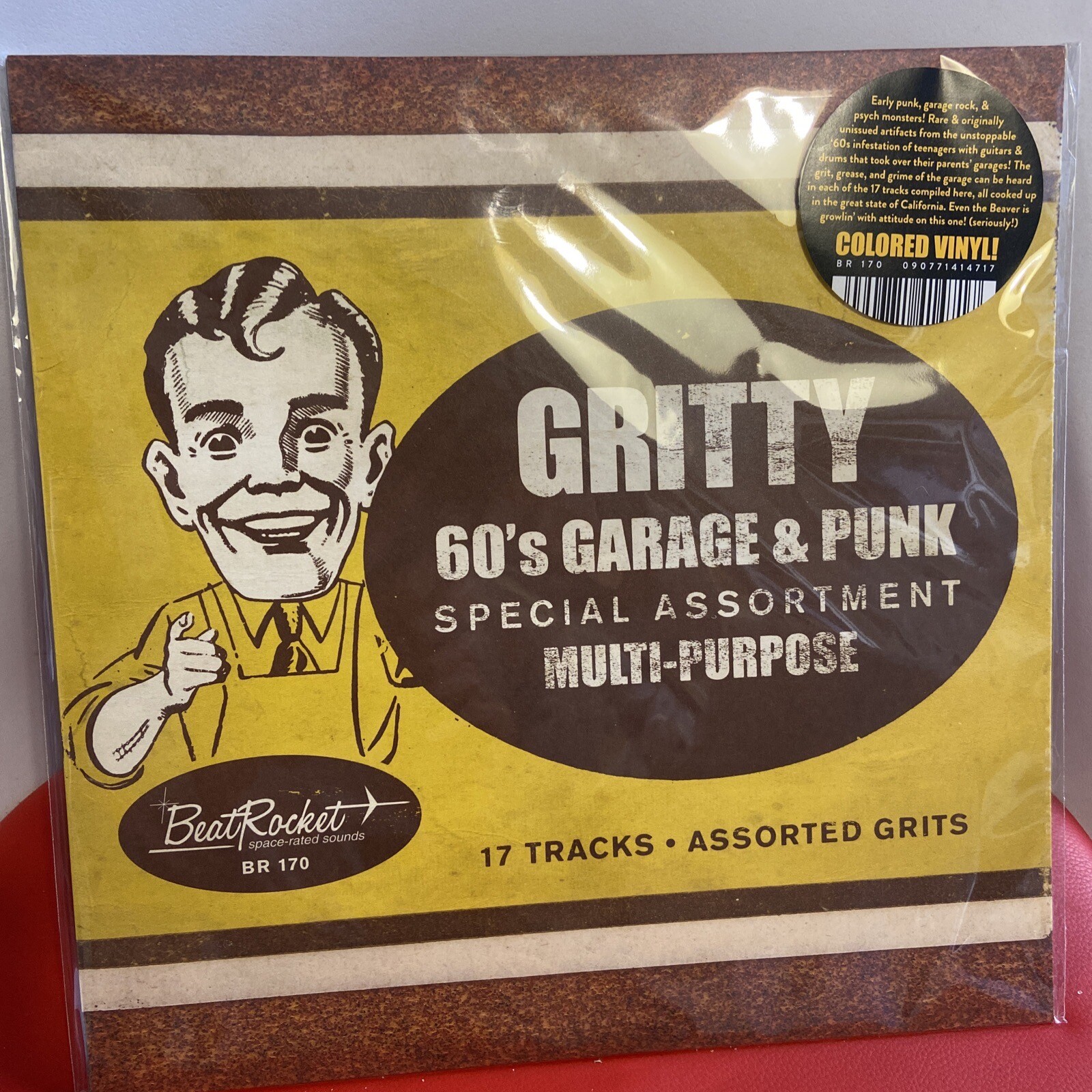 Mint. Colored Vinyl GRITTY '60S GARAGE & PUNK (17 tracks) LP . | eBay