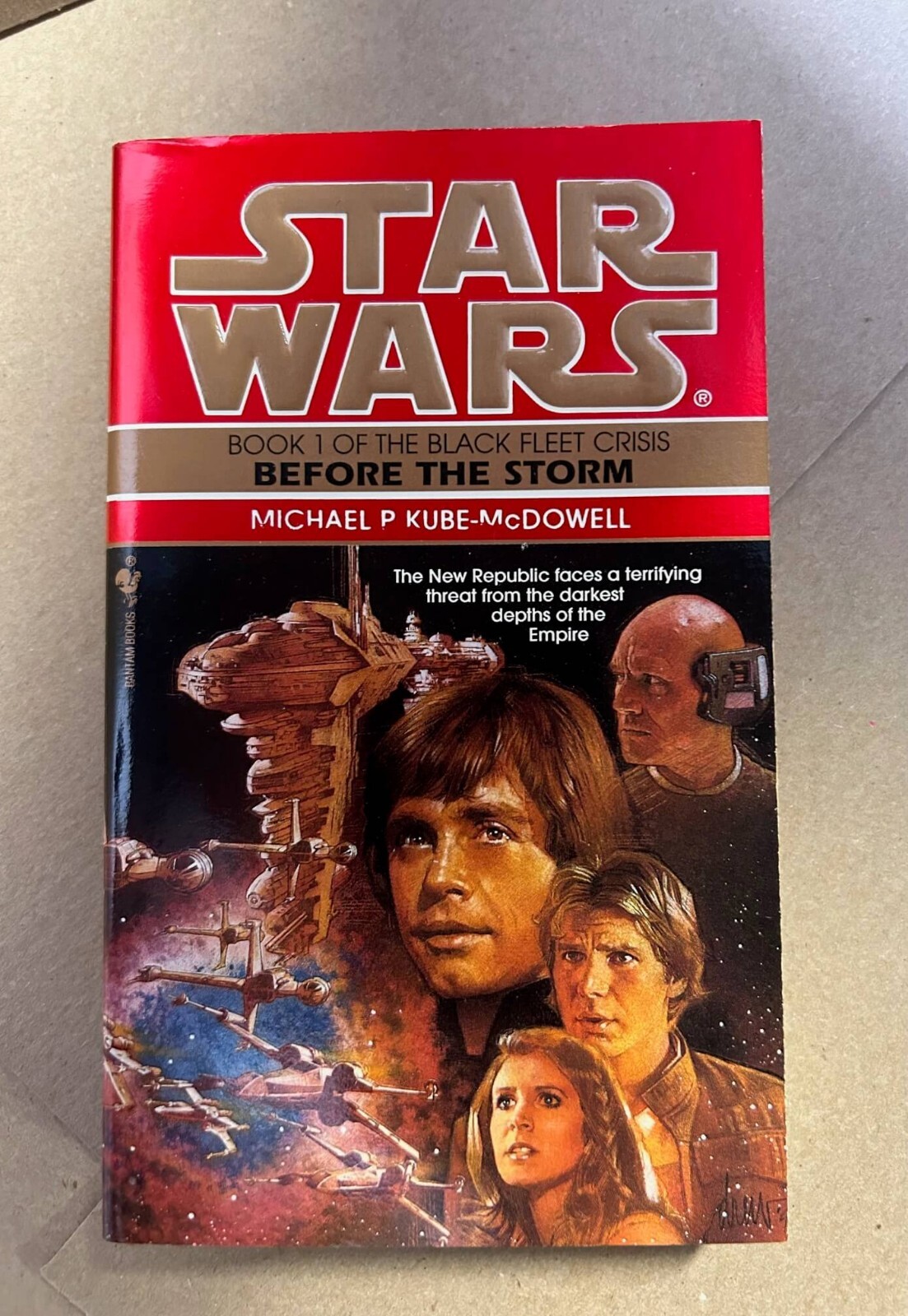 paperback Star Wars Book 1 of the Black Fleet Crisis: Before the Storm ...