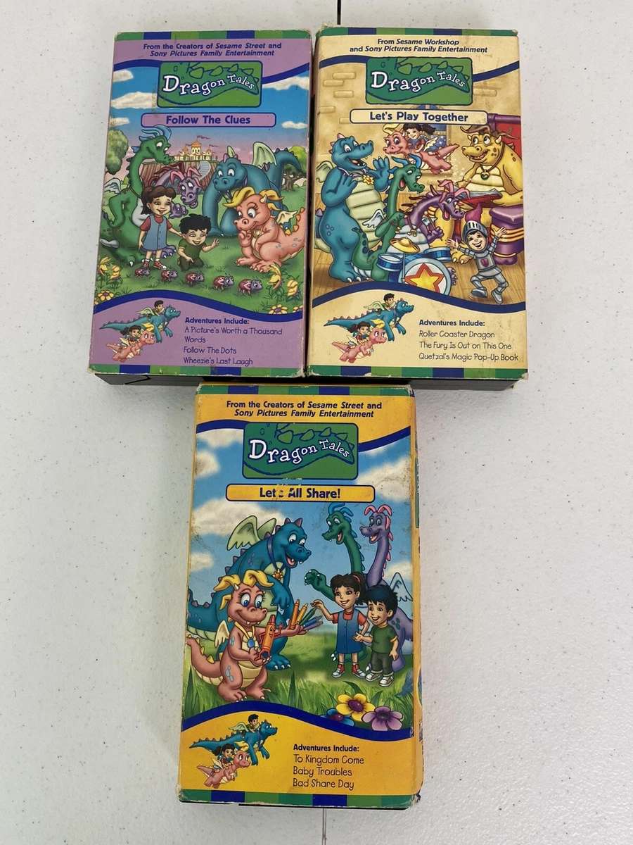 Dragon Tales Lets All Share Vhs