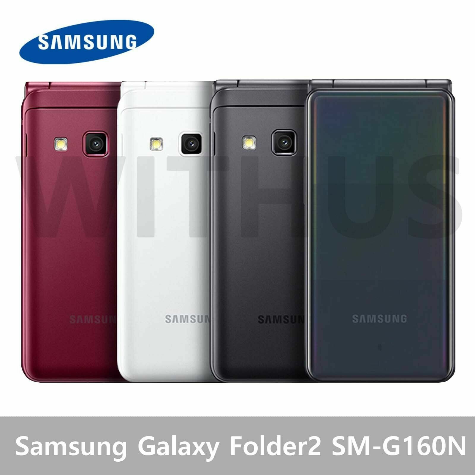 Samsung Galaxy Folder2 32G SM-G160N Unlocked LTE 2021 NEW Red / White ...