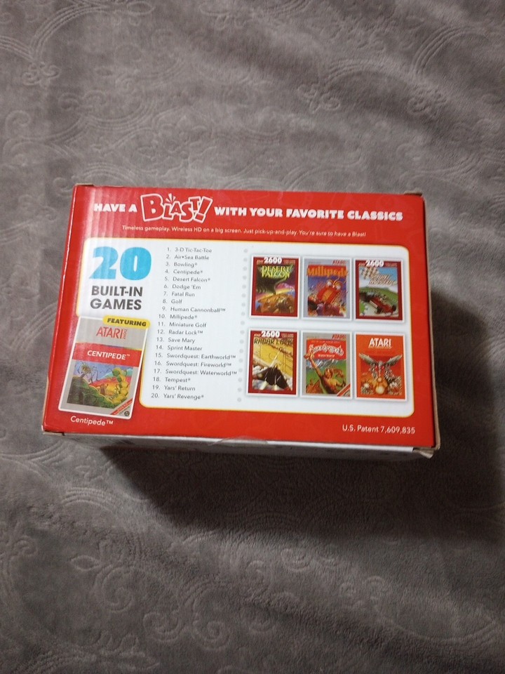 Atari Flashback Blast! HDMI Wireless Centipede 20 Built-In Video Games ...