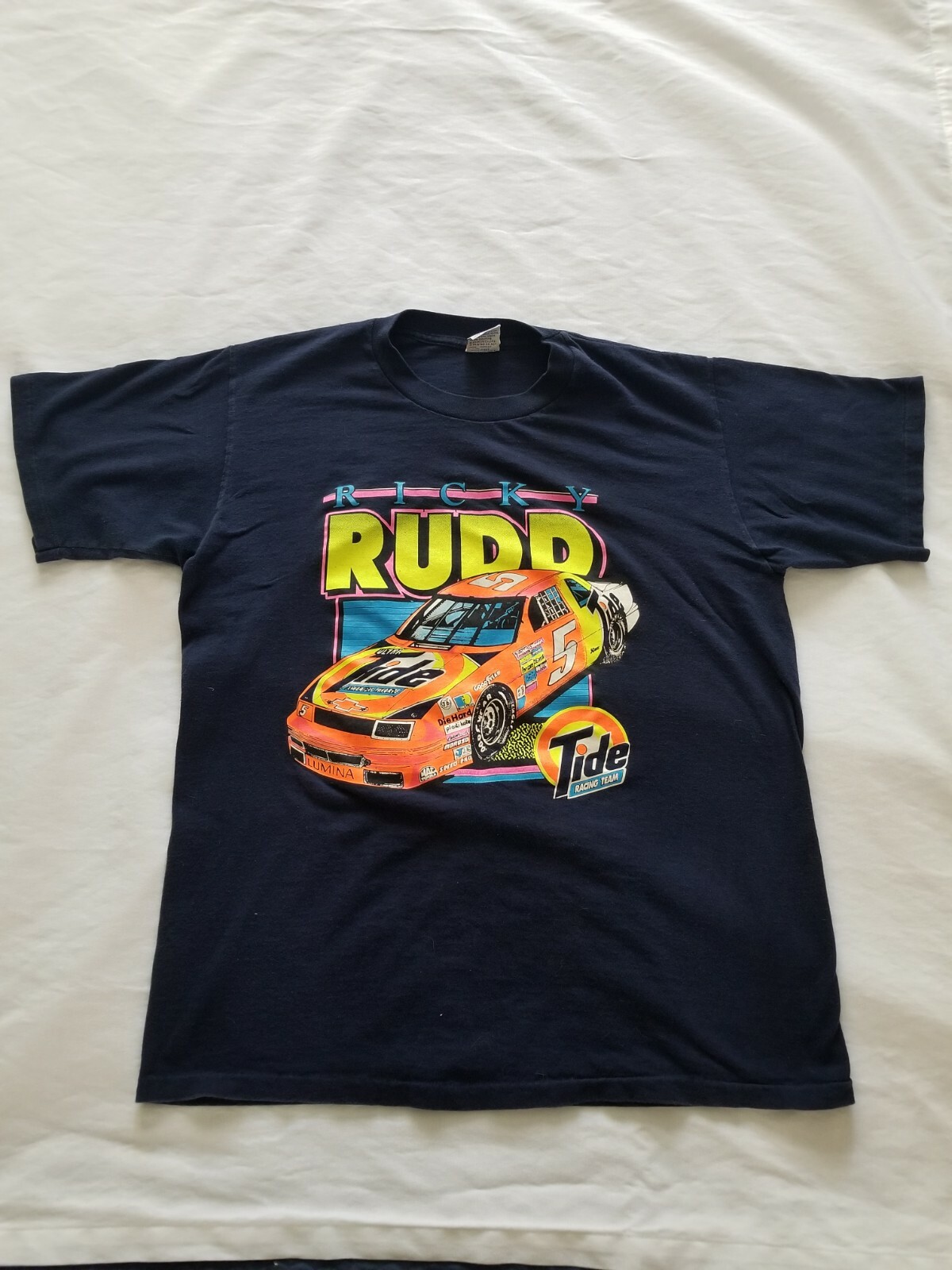 Vintage Ricky Rudd 90s NASCAR Tide Shirt, Size XL - Gem