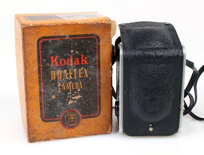 KODAK DUAFLEX 620MM FILM CAMERA W/ PLASTIC FRONT COVER IN ORIG. BOX | eBay