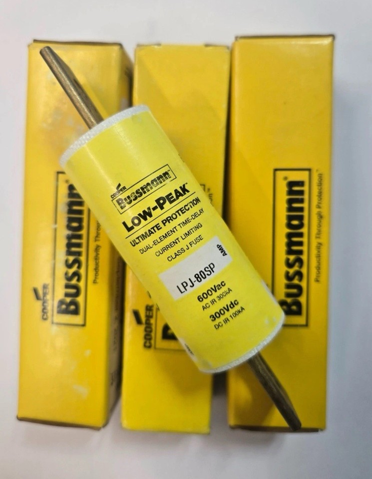 Eaton Bussmann LPJ-80SP AC/DC 80A Electrical Fuse 51712627528| eBay