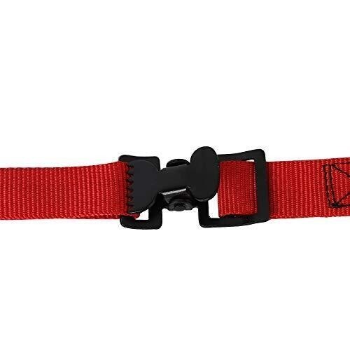 4pk 1" x 5-1/2ft JUST Clip All-Purpose Lashing Strap Alligator Thumb ...