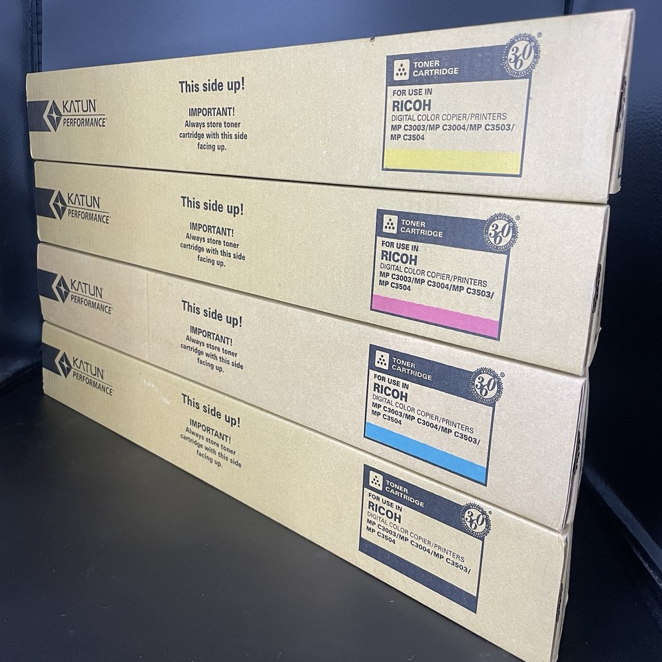 Ricoh 841813 841814 841815 841816 Compatible Toner Cartridge Full Set ...