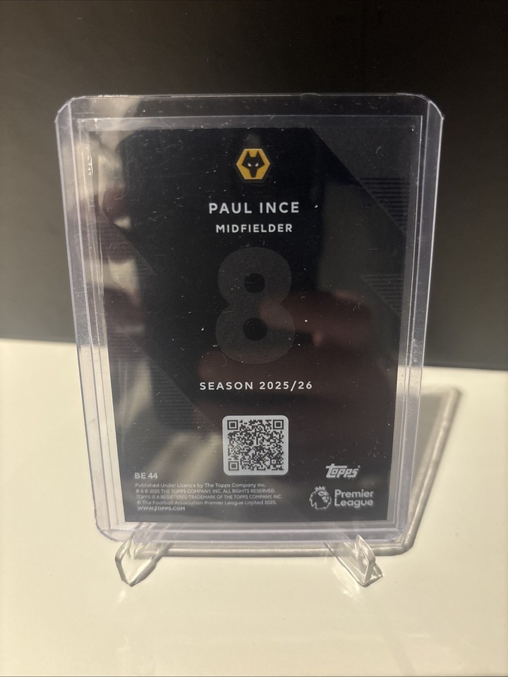 Topps Premier League 2026 Paul Ince Black Edge Edition | eBay UK